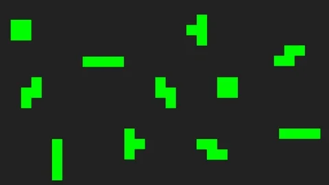 Falling Down Bricks Animated Pixel Art R... | Stock Video | Pond5