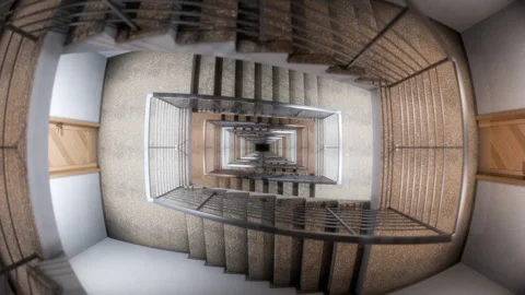 It Falling Staircase Stock Footage ~ Royalty Free Stock Videos | Pond5