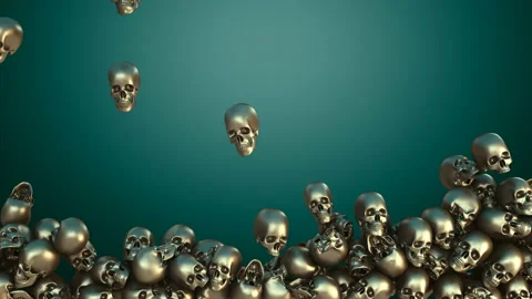 Skulls Falling Stock Video Footage | Royalty Free Skulls Falling Videos ...