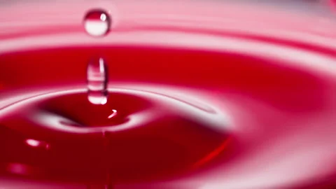 Falling drop of wine in slow motion. Win... | Stock Video | Pond5