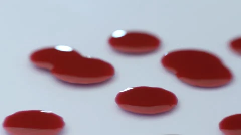 Blood Drops Falling Stock Footage ~ Royalty Free Stock Videos | Pond5