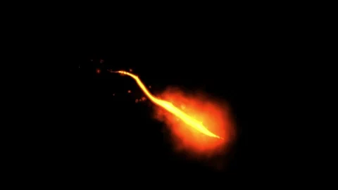 Falling fire energy motion graphics with... | Stock Video | Pond5