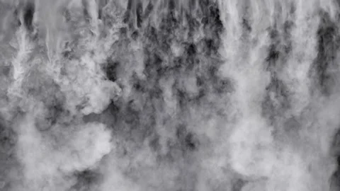 Falling Fog Streams Background 4K Loop | Stock Video | Pond5