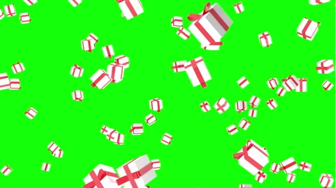 Falling gift boxes, Valentines day or bi... | Stock Video | Pond5