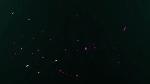 Falling Glowing Colorful Dust Particles ... | Stock Video | Pond5