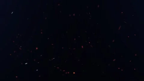 Falling Glowing Colorful Dust Particles ... | Stock Video | Pond5