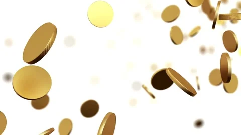 Gold Coins Falling Stock Video Footage | Royalty Free Gold Coins ...
