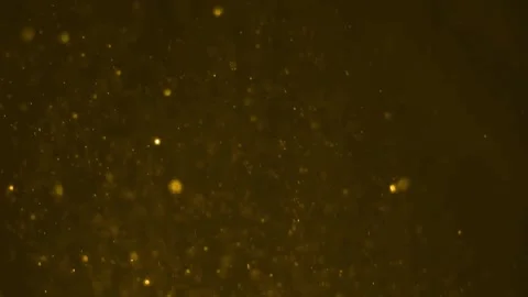 Falling gold glitter particles full scre... | Stock Video | Pond5