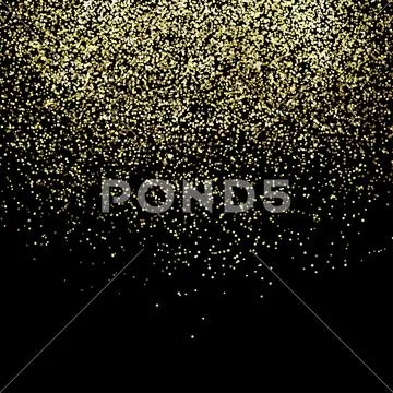 Falling gold particles. Golden rain background. Illustration #103312744