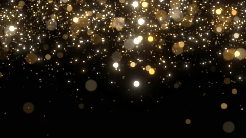falling gold rich particles background | Stock Video | Pond5