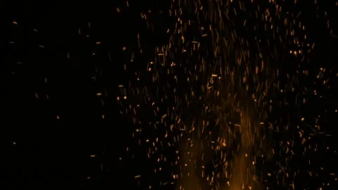 Falling Embers Stock Footage ~ Royalty Free Stock Videos | Pond5