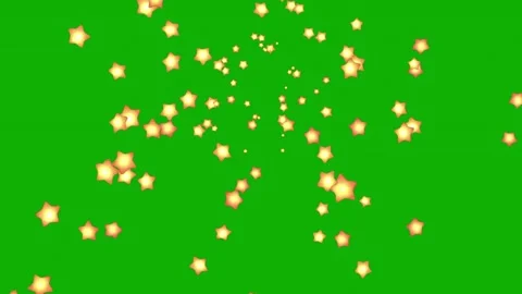 Falling golden stars green screen motion... | Stock Video | Pond5