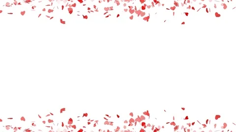 Falling Heart Background for wedding, in... | Stock Video | Pond5