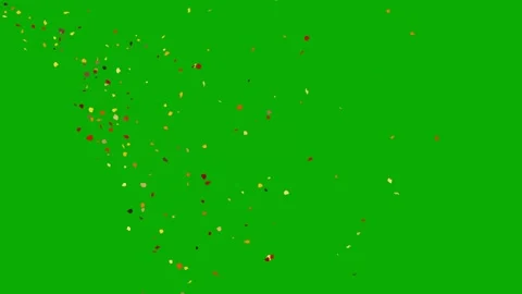 Falling leaves green screen motion graph... | Stock Video | Pond5