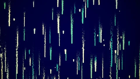 Falling lines on blue background | Stock Video | Pond5