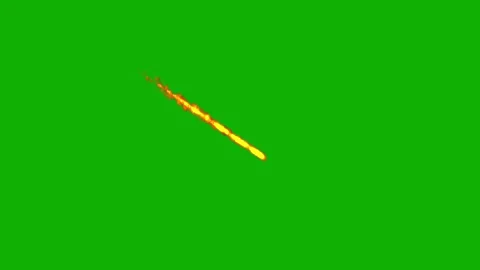 Falling meteor green screen motion graph... | Stock Video | Pond5