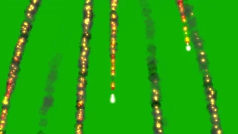 Falling meteors green screen motion grap... | Stock Video | Pond5