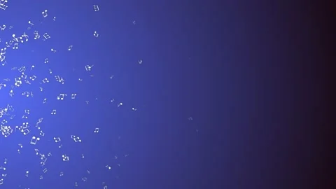 Falling Musical Notes Animation, Renderi... | Stock Video | Pond5