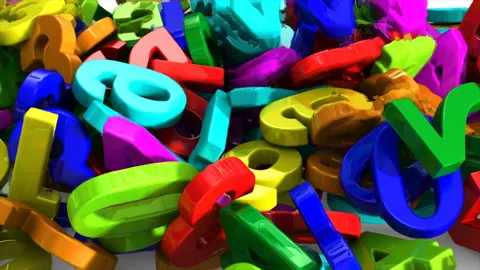 falling number on white background. Isol... | Stock Video | Pond5