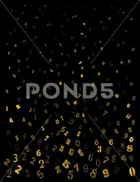 Falling numbers, digits beautiful background design wallpaper ...