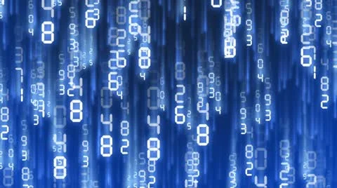 falling numbers | Stock Video | Pond5