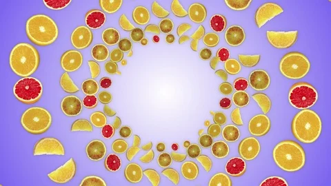 Falling ORANGES Animation, Background, L... | Stock Video | Pond5