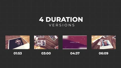 Falling Photos Slideshow ~ After Effects Template #263357487