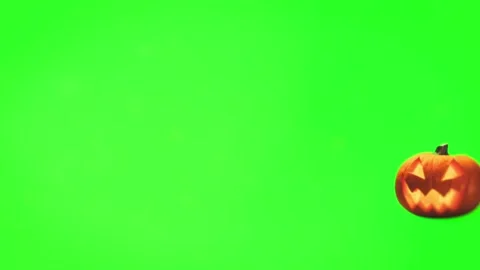 Falling pumpkins on a green screen. Back... | Stock Video | Pond5