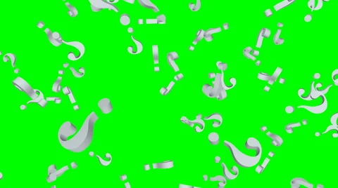 Falling question marks animation - loopi... | Stock Video | Pond5