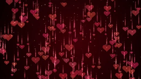 Animated Falling Hearts Stock Footage ~ Royalty Free Stock Videos | Pond5