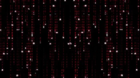 Red Matrix Stock Footage ~ Royalty Free Stock Videos | Pond5