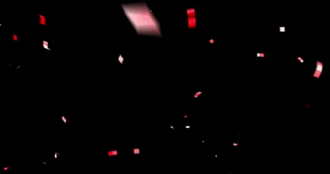 Red Glitter Falling Stock Footage ~ Royalty Free Stock Videos | Pond5