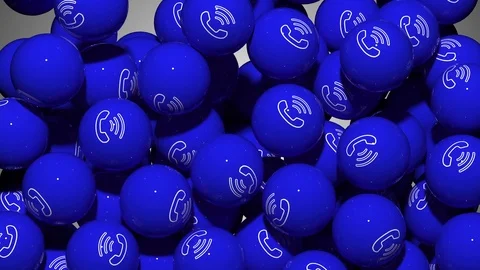 Falling Screen Balls Transition Animatio... | Stock Video | Pond5