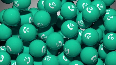 Falling Screen Balls Transition Animatio... | Stock Video | Pond5