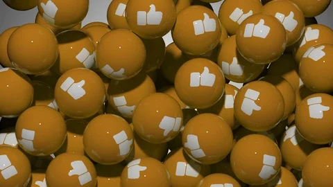 Falling Screen Balls Transition Animatio... | Stock Video | Pond5