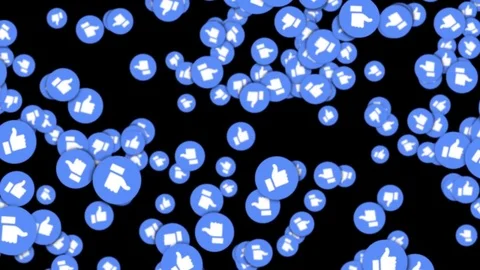 Falling Like Signs Animation | Stock Video | Pond5