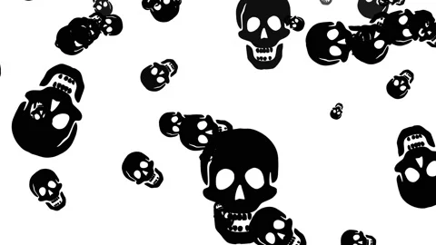 Skulls Falling Stock Video Footage | Royalty Free Skulls Falling Videos ...