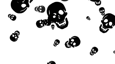 Skulls Falling Stock Video Footage | Royalty Free Skulls Falling Videos ...