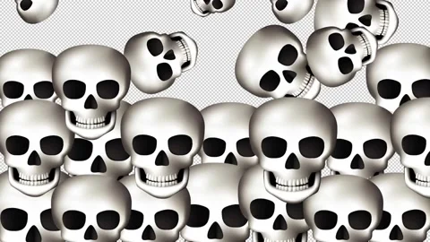 Skulls Falling Stock Video Footage | Royalty Free Skulls Falling Videos ...