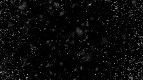 Falling snow animation. 4k transparent b... | Stock Video | Pond5