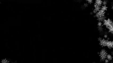 Falling snow animation. 4k transparent b... | Stock Video | Pond5