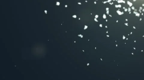 Falling snow animation background | Stock Video | Pond5