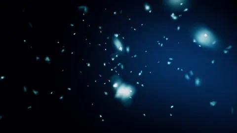 Falling snow animation loop background. | Stock Video | Pond5
