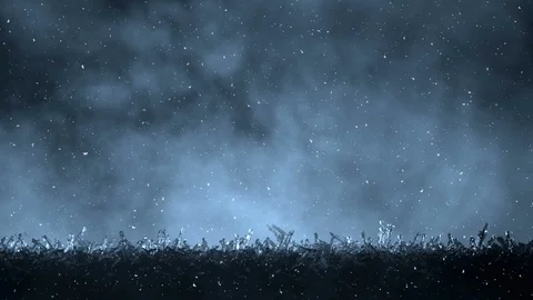 Falling Snow Background Animation | Stock Video | Pond5