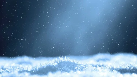 Falling Snow Background Animation | Stock Video | Pond5