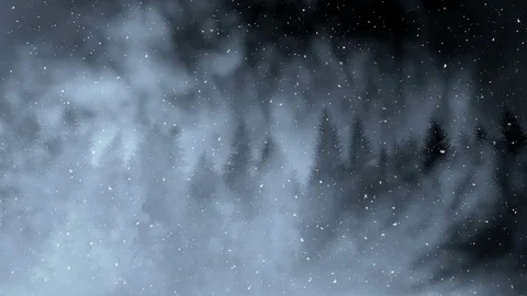 Falling Snow Background Animation | Stock Video | Pond5