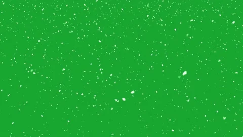 Falling snow on green screen. snowfall o... | Stock Video | Pond5