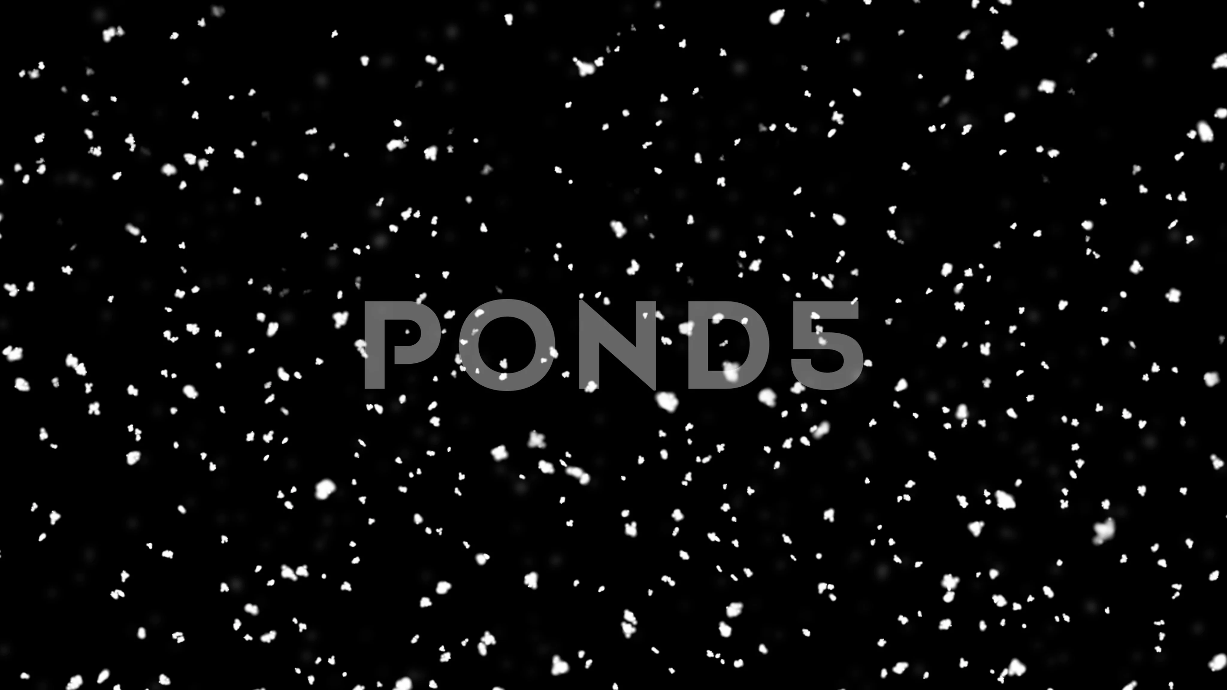 Snow Black Background