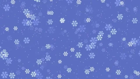 Falling snow snowflakes animated winter ... | Stock Video | Pond5