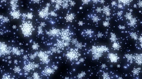 Snowflakes Loop Stock Footage ~ Royalty Free Stock Videos | Pond5